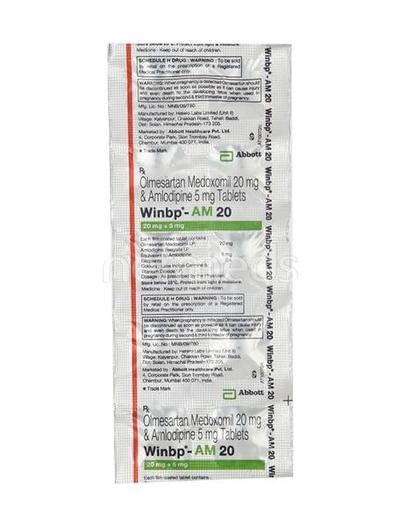 Winbp AM 20mg Tablet 10'S