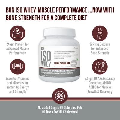 Integrace BON ISO Whey Protein Powder - Irish Chocolate 1 kg