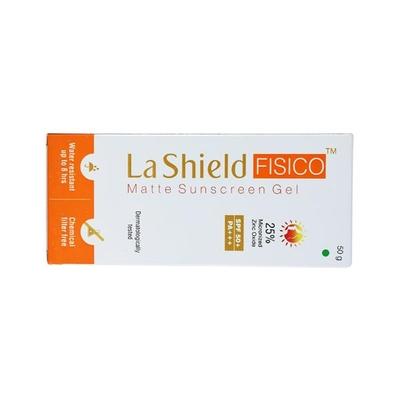 Buy LA SHIELD FISICO MATTE SPF 50+ PA+++ Sunscreen Gel 50gm Online at ...