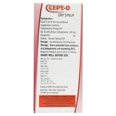 Cepy O 50mg Dry Syrup 30ml